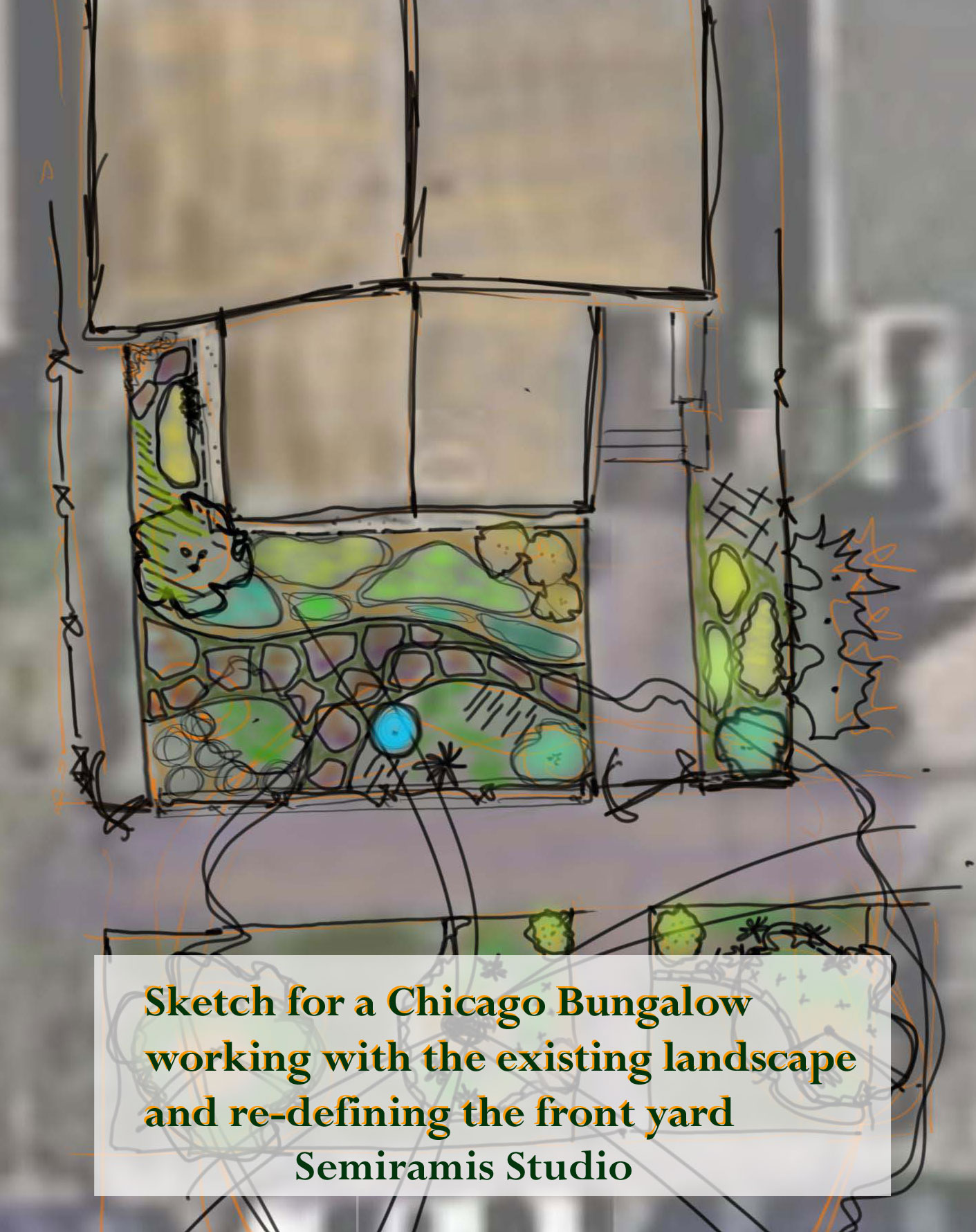 Schematic Sketch for a Bungalow – Re-Ecology Land Design